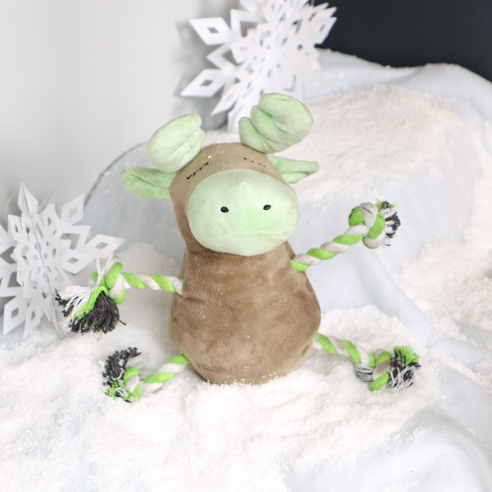 Pet Brands Moose Plush With Rope Legs | Wayfair.co.uk