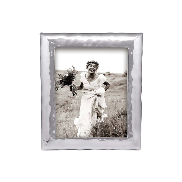 Shimmer Silver Metal Picture Frame | Birch Lane
