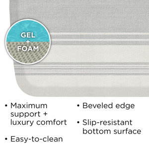 GelPro Elite French Bistro Stripe Collection Gel Anti-Fatigue Non-Skid ...