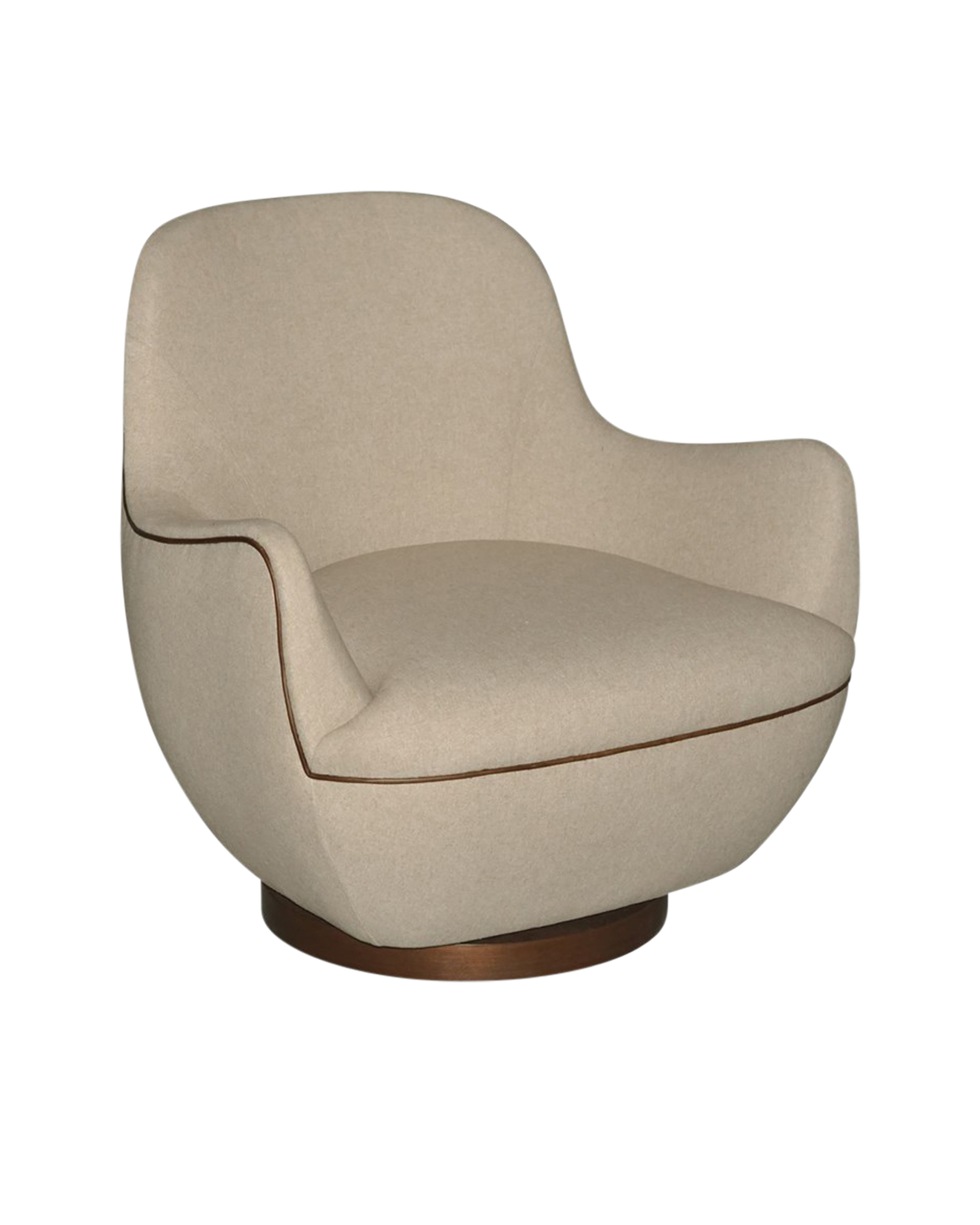 Currey & Company Brene Swivel Armchair - Great Gifts Club