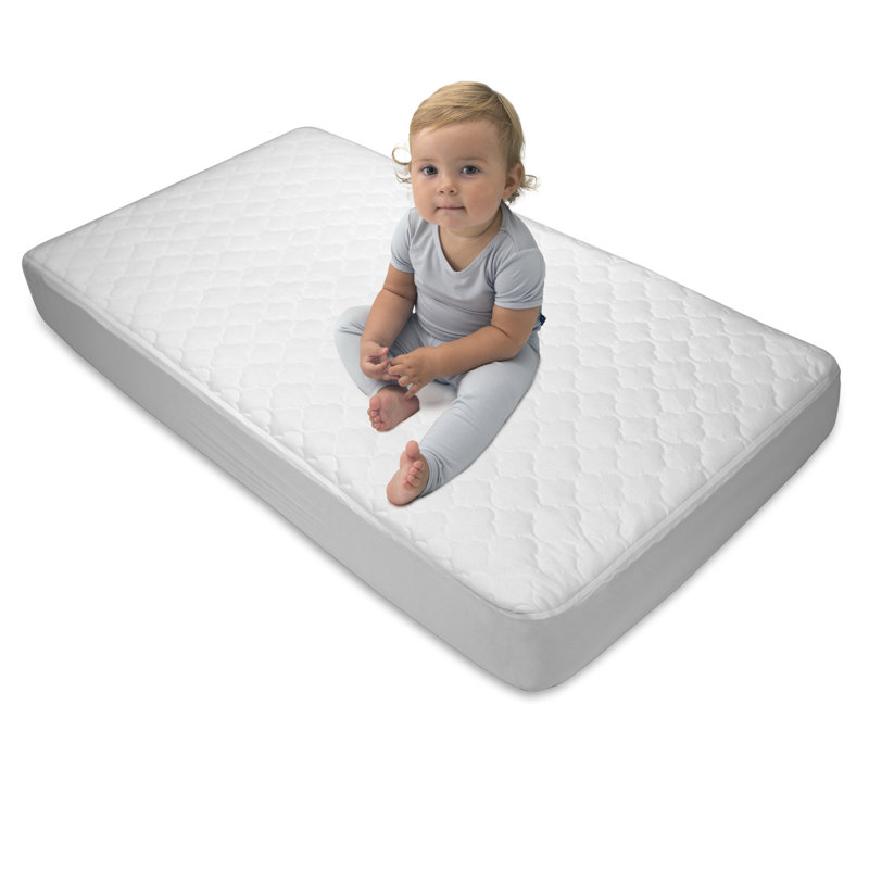 Sealy Baby Stain Protection Waterproof Fitted Baby Crib Mattress ...