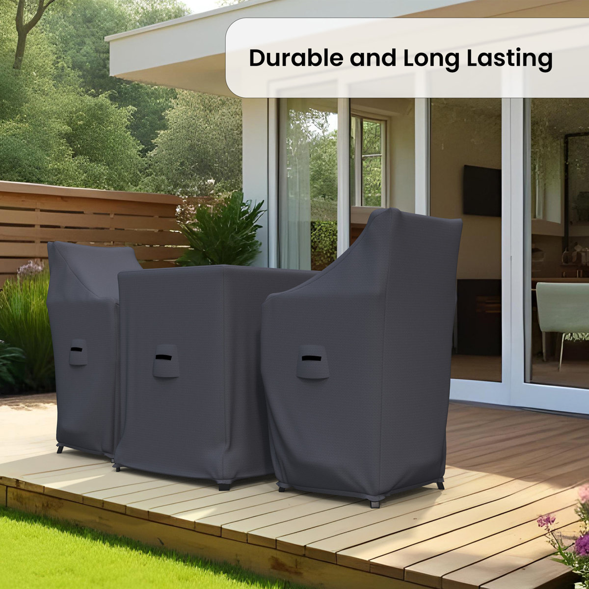 Arlmont & Co. Outdoor Bistro Set Covers For Zaina Square 2-Person Table ...