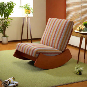 Axis Living Vintage Simple Wooden Rocking Chair Solid Wood Rocking ...