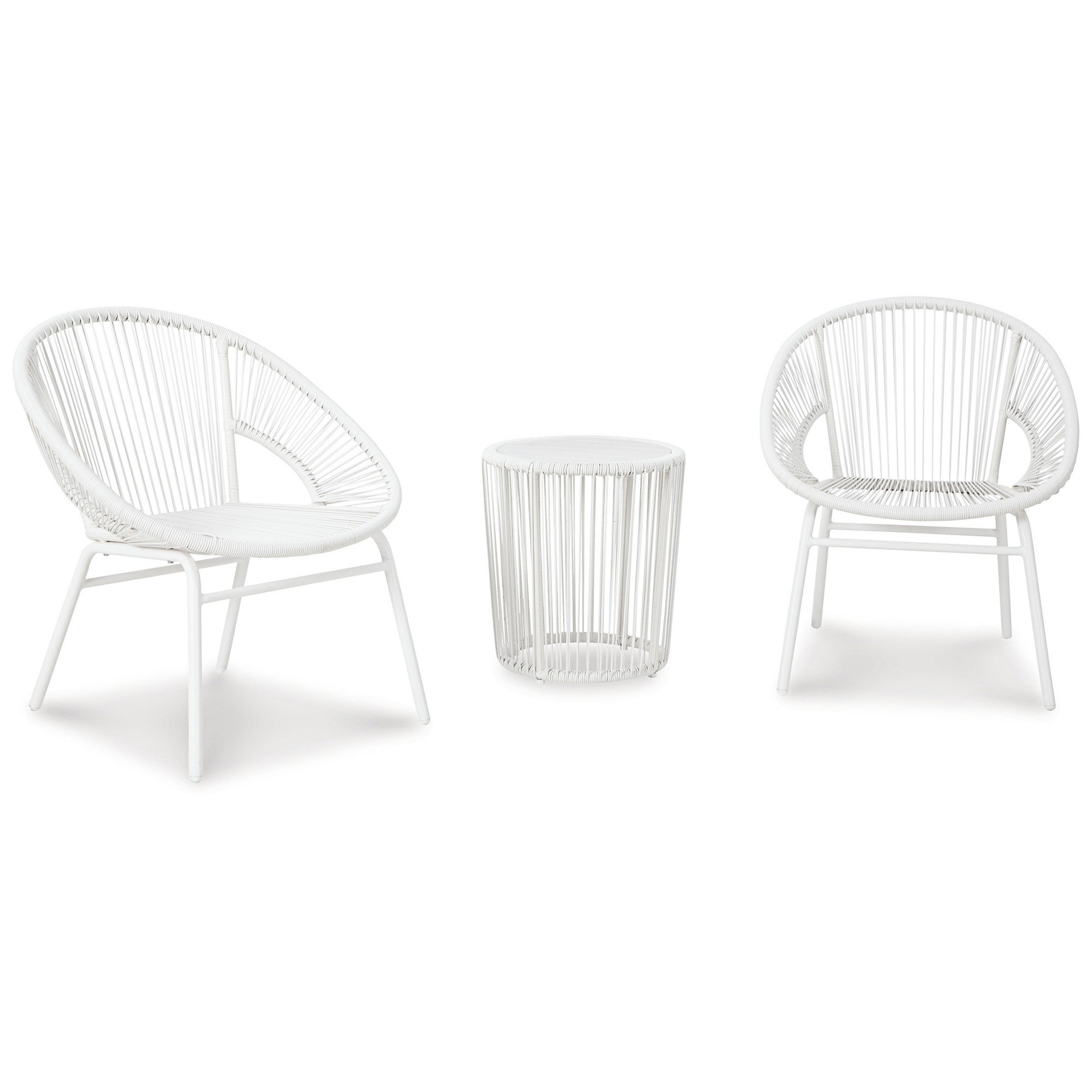 Highland Dunes Hely 3 Piece Outdoor Table And Chairs Set | Wayfair