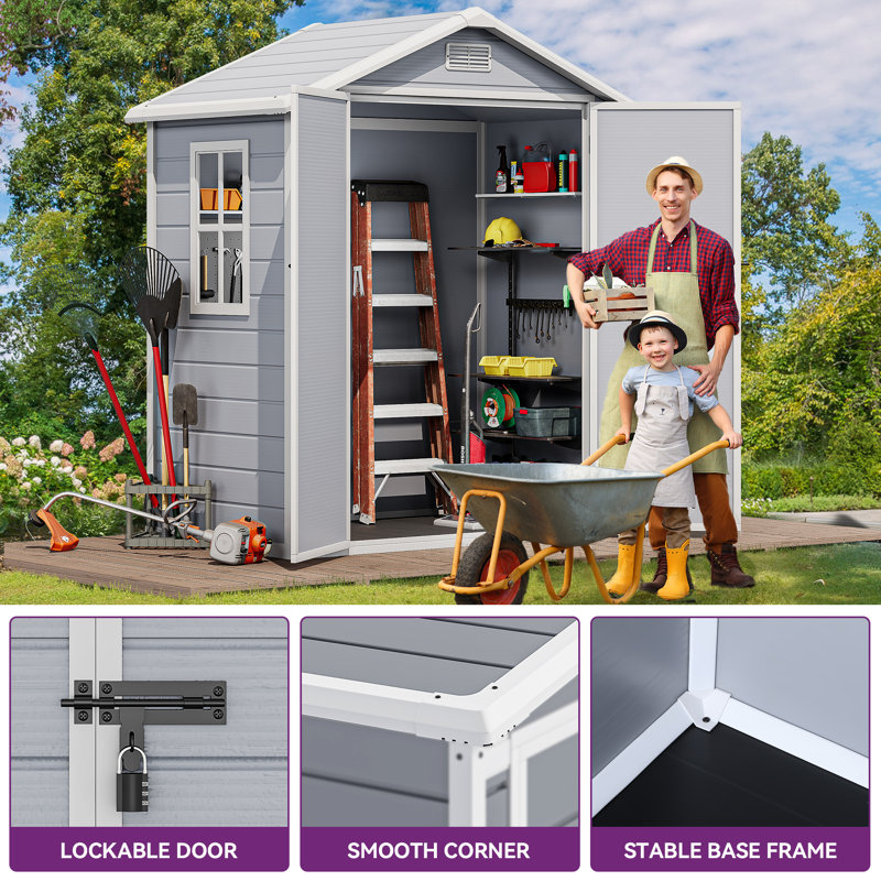 Balconera Resin Storage Shed & Reviews | Wayfair