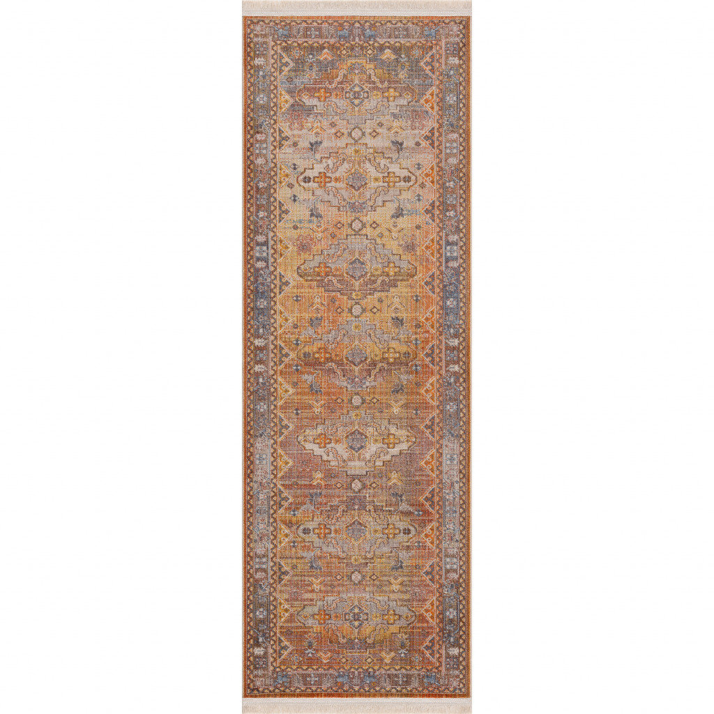 Dakota Fields 2' X 6' Brown Southwestern Runner Rug | Wayfair