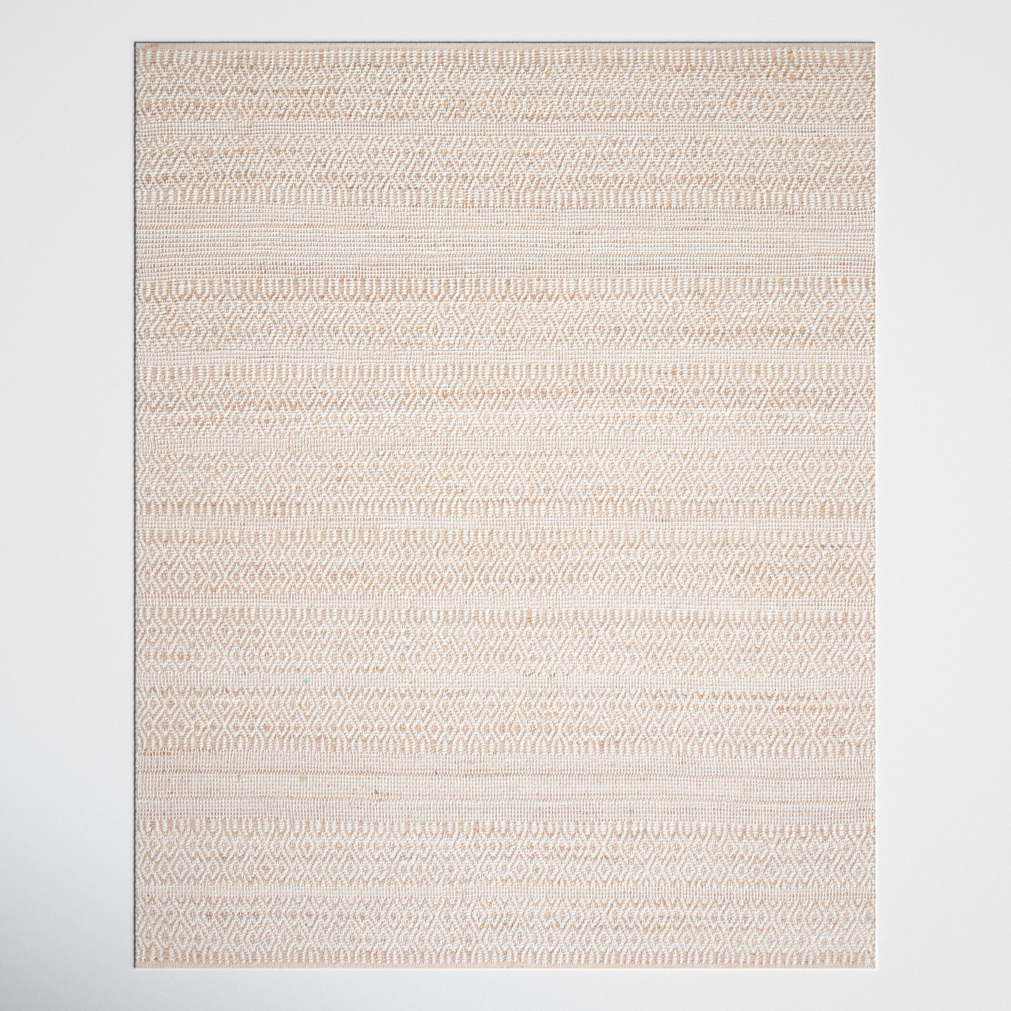 Joss & Main Foxley Southwestern Hand-Woven Cotton/Wool/Jute Natural ...