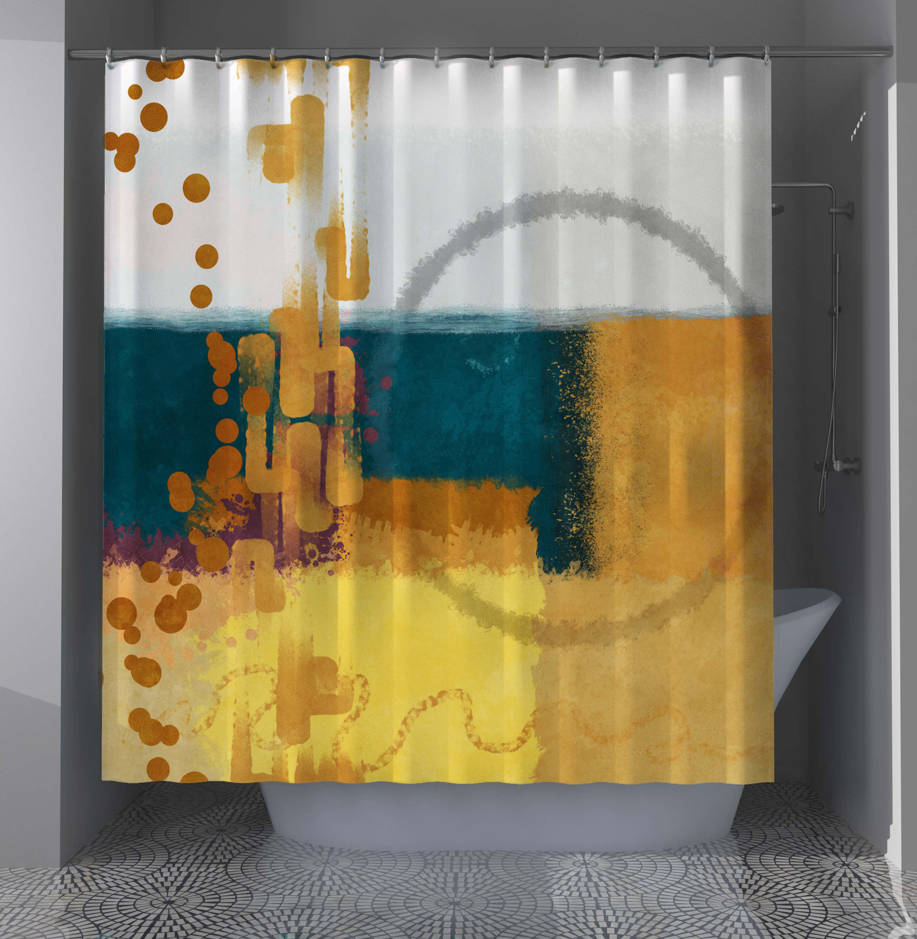 East Urban Home Wonderful Excellent Shower Curtain | Wayfair