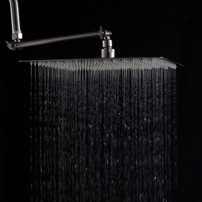 Mocoloo 12” Bathroom Shower Head 2.5GPM Extra Large Rainfall Shower ...