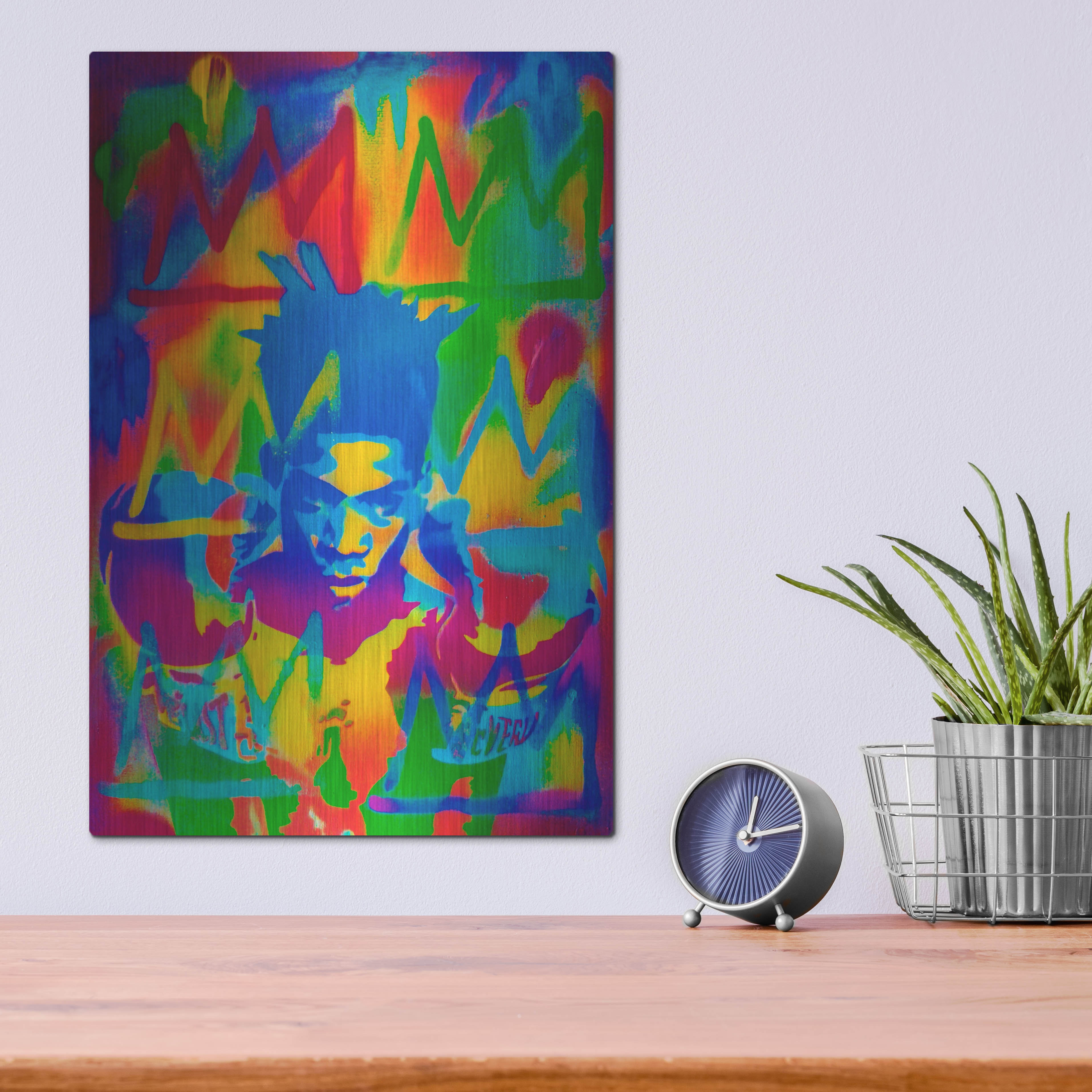 Ivy Bronx Luxe Art 'King Samo' by Abstract Graffiti Wall Art | Wayfair