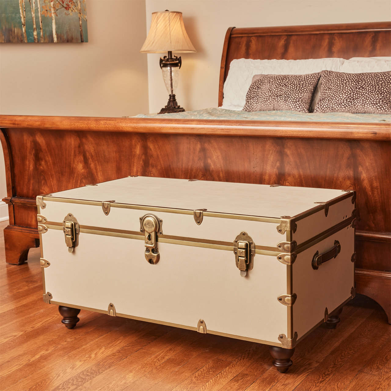 Rhino Trunk and Case RHINO LUXURY FAUX LEATHER END OF BED TRUNK - BUNN ...