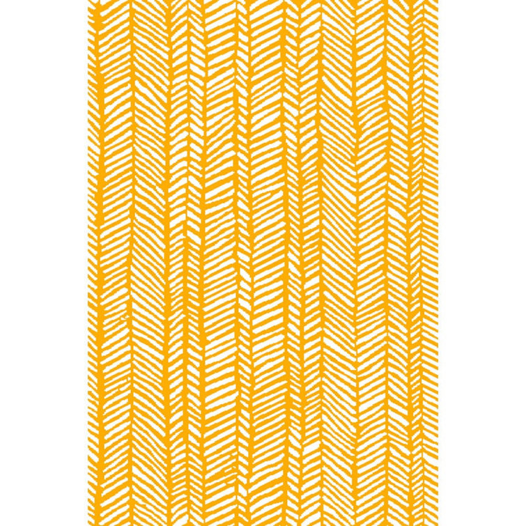 George Oliver Edna No Pattern And Not Solid Colour YELLOW+WHITE Indoor ...