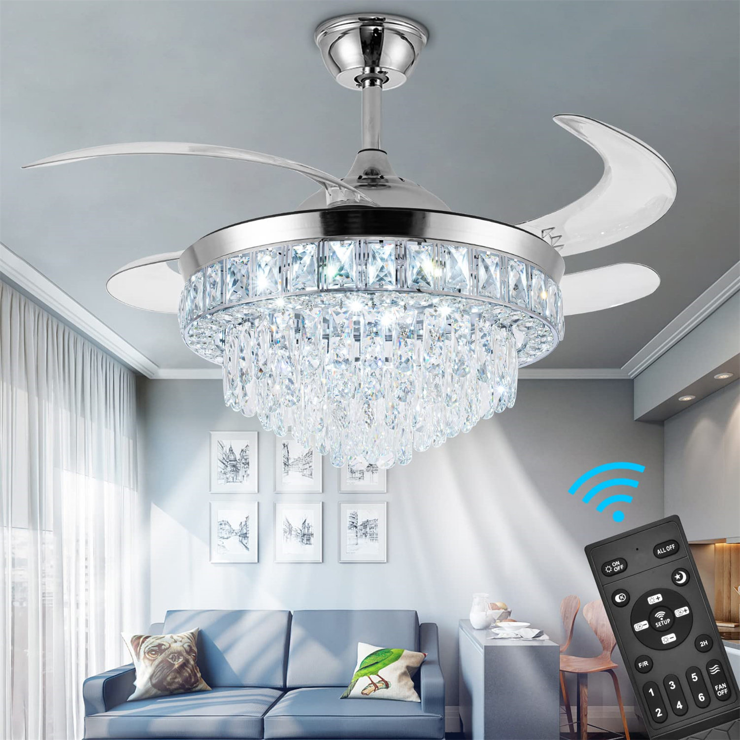 Mercer41 Erickah Ceiling Fan | Wayfair
