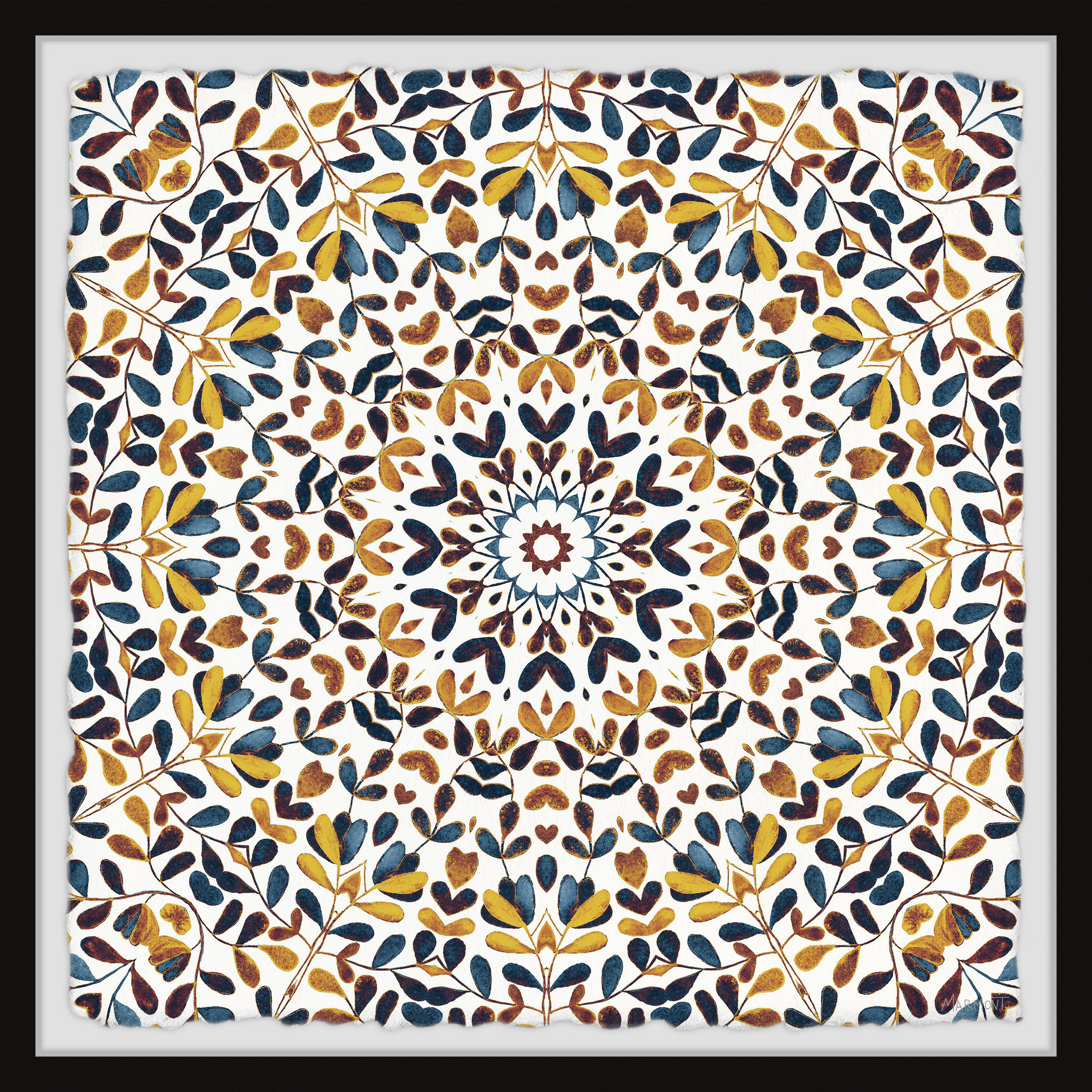 Latitude Vive Pattern of Life by Marmont Hill - Picture Frame Painting ...