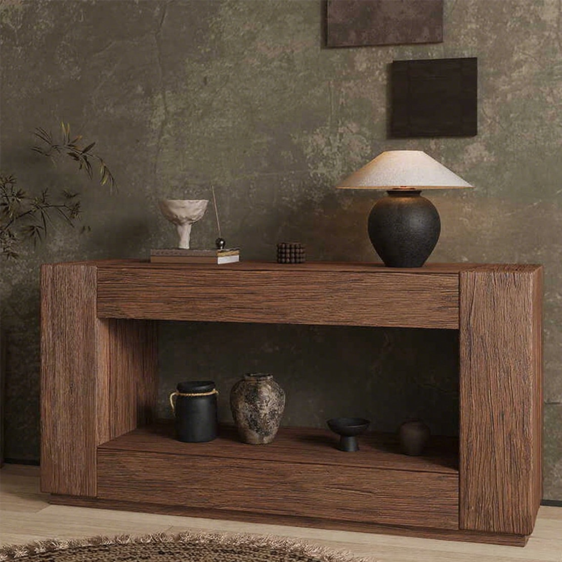 Loon Peak® Rural Retro Console Table | Wayfair