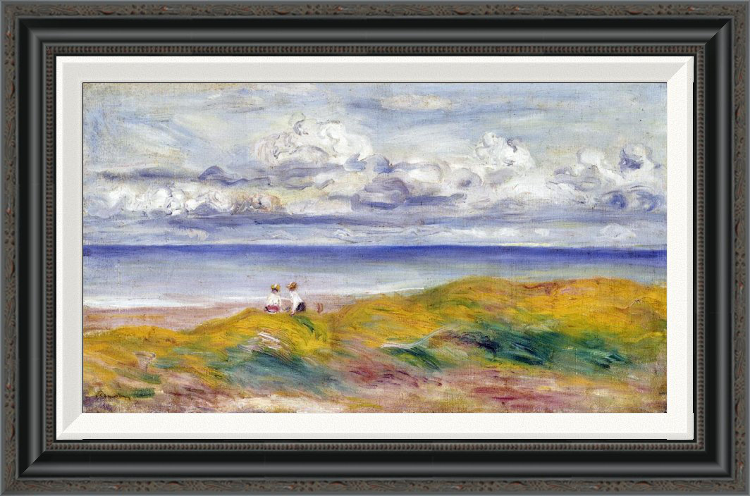 Leinwandbild Pierre-Auguste Renoir - Felsige Klippen bei Estaque
