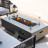 Sol Living Westwood Propane Fire Pit Bundle 50” Outdoor Firepit 50,000 ...