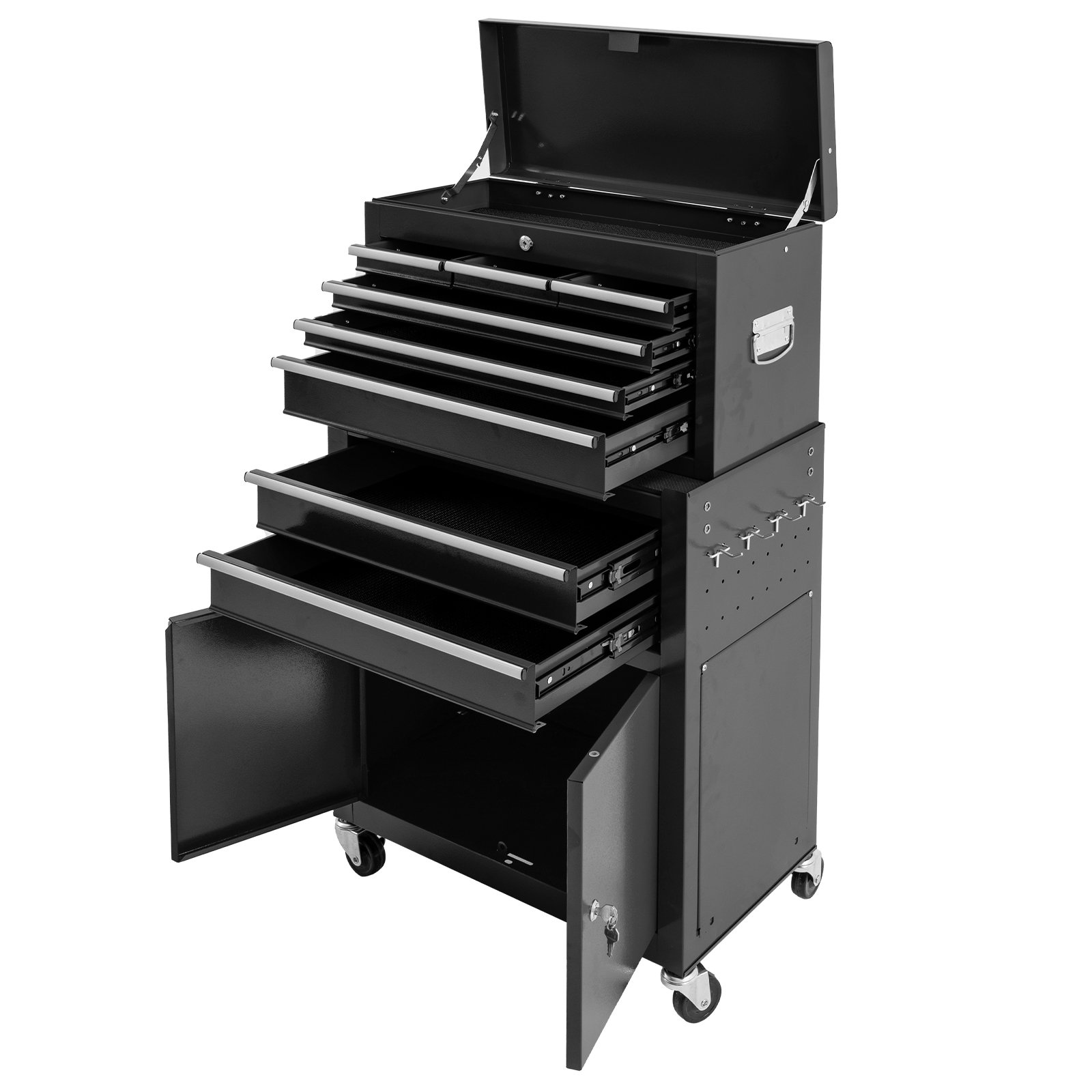 WFX Utility™ Boaman 8-Drawer Steel Combination Rolling Tool Chest Set ...