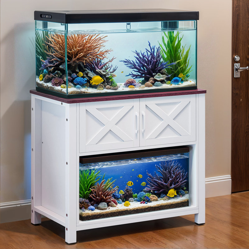 Tucker Murphy Pet™ Heavy Duty 40-55 Gallon Metal Aquarium Stand with ...