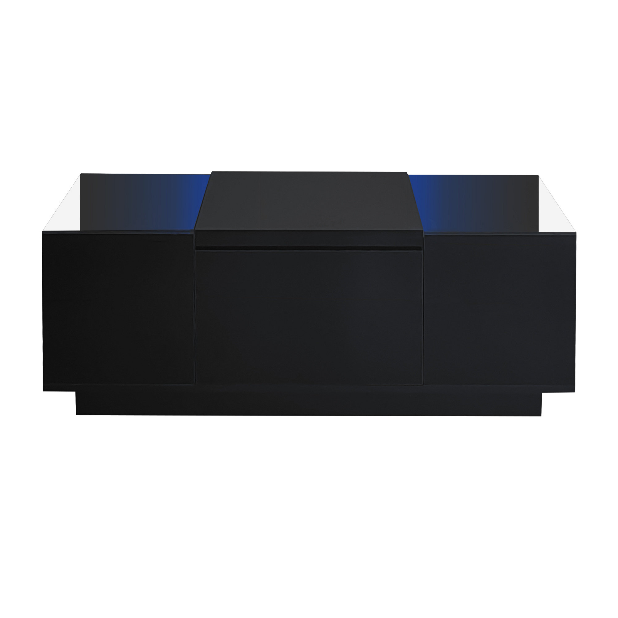 Wrought Studio™ U-Can Led Coffee Table, Modern Center Table With High ...