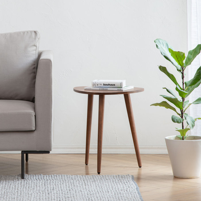 Zipcode Design™ Baird Solid Wood 3-Leg End Table & Reviews | Wayfair