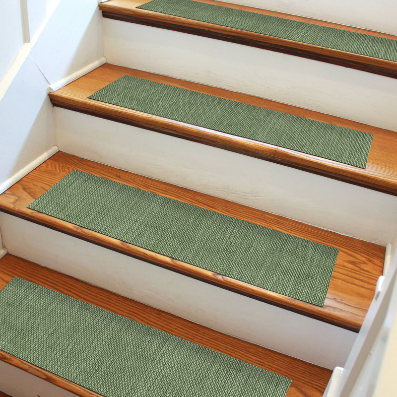 Matterly Florart Barbury Weave Stair Tread & Reviews | Wayfair