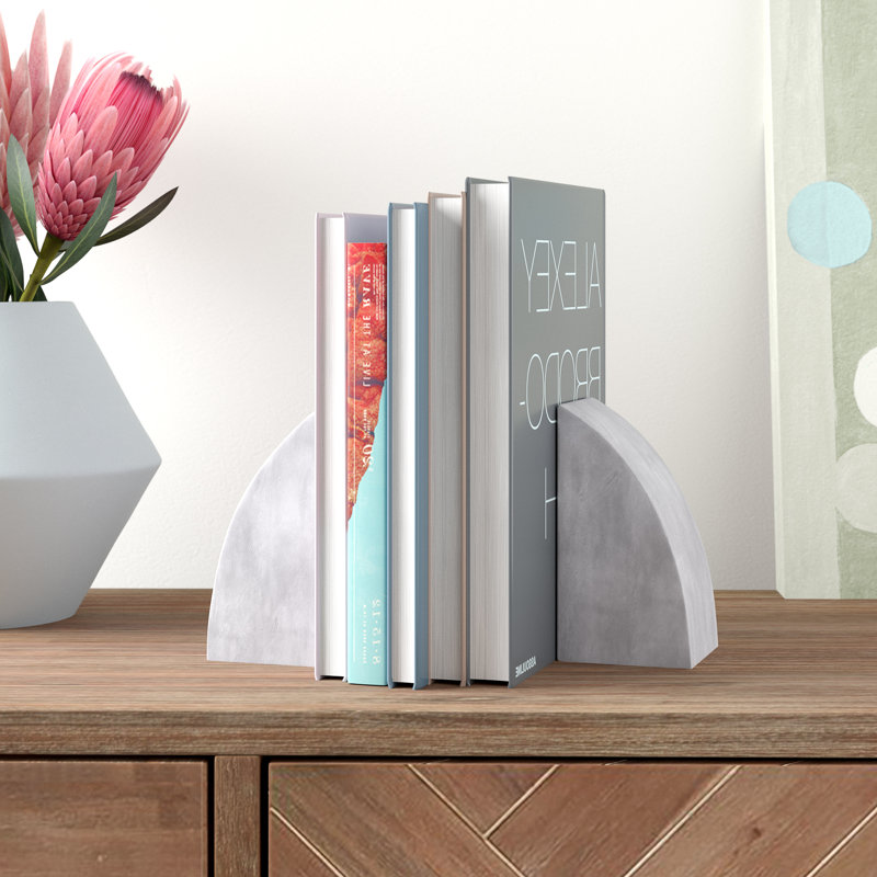Wrought Studio Geometric Bookends & Reviews | Wayfair