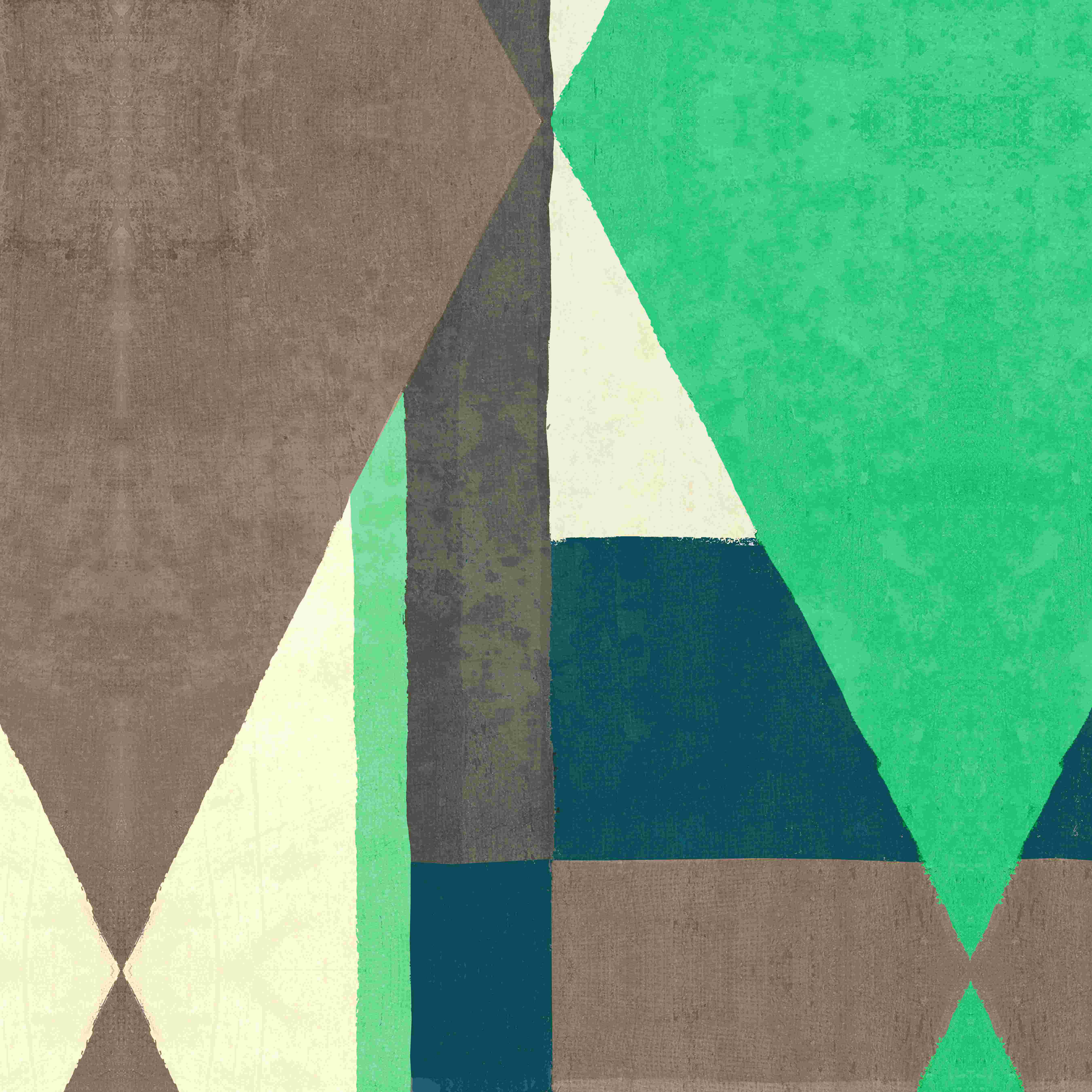 Wrought Studio Geo Triangle Greens - Wayfair Canada