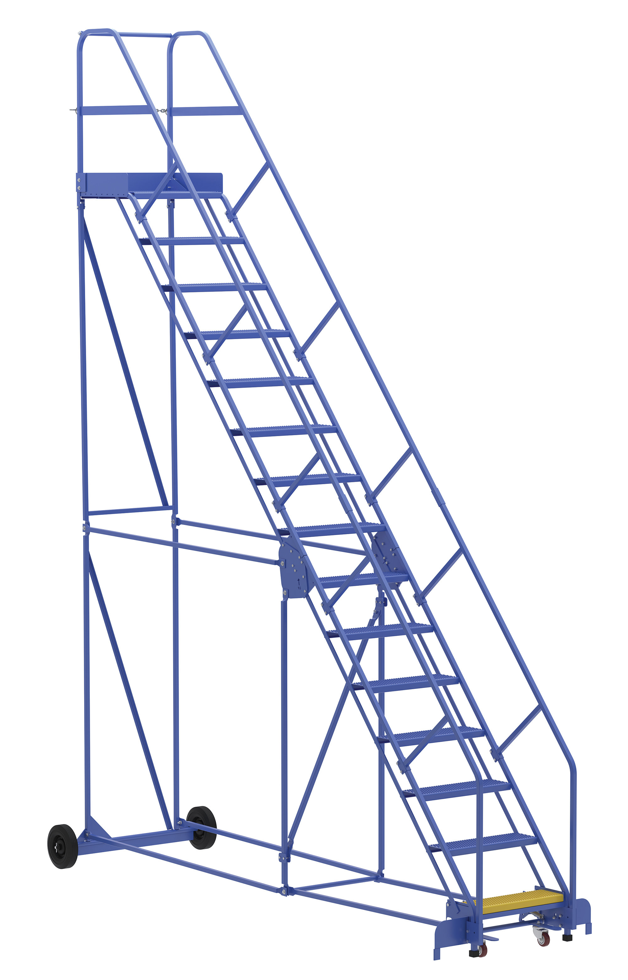 WFX Utility™ Cleethorpes 2 - Step Steel Rolling Ladder | Wayfair
