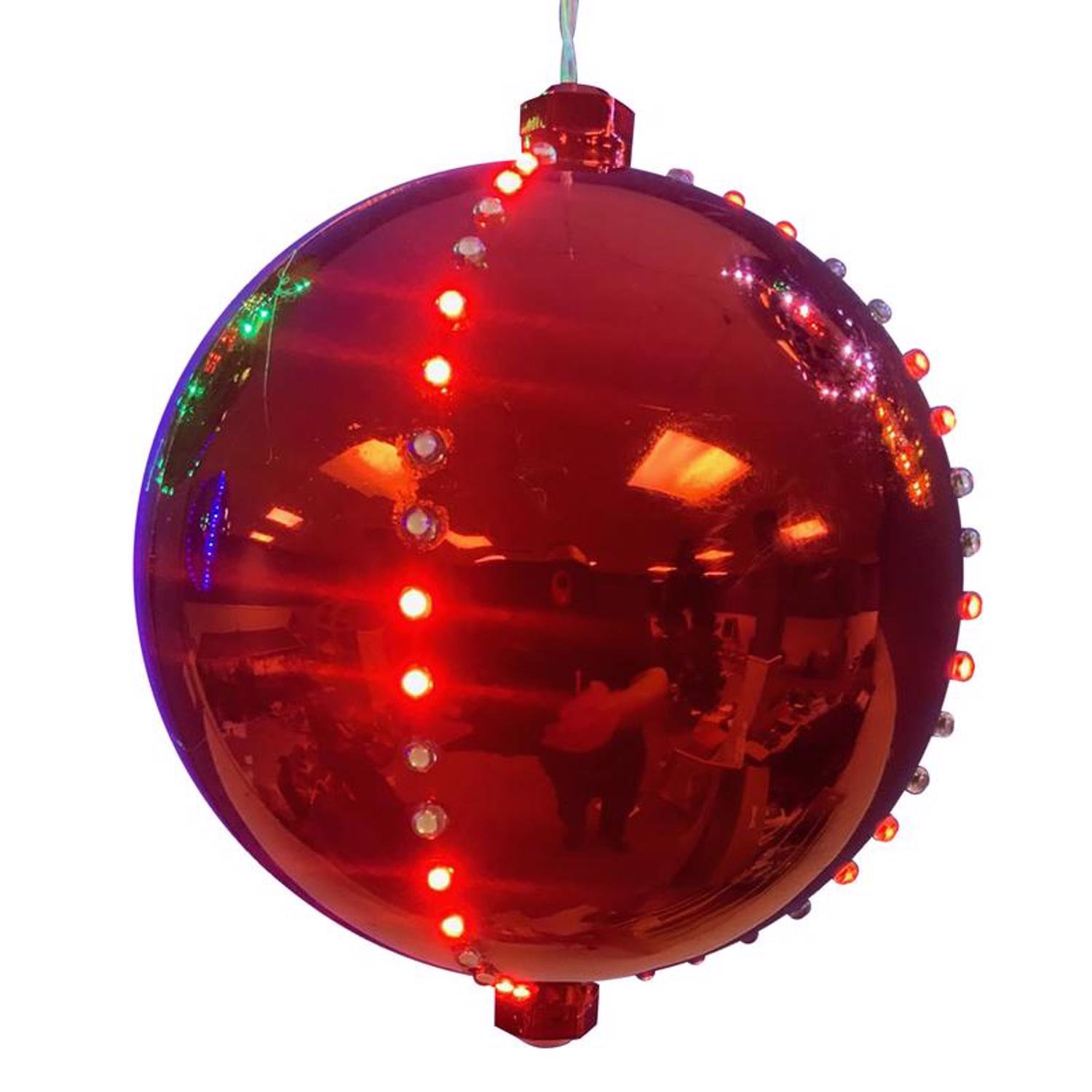 Celebrations Platinum LED Pure White Lighted Ornament 6 in. Hanging ...