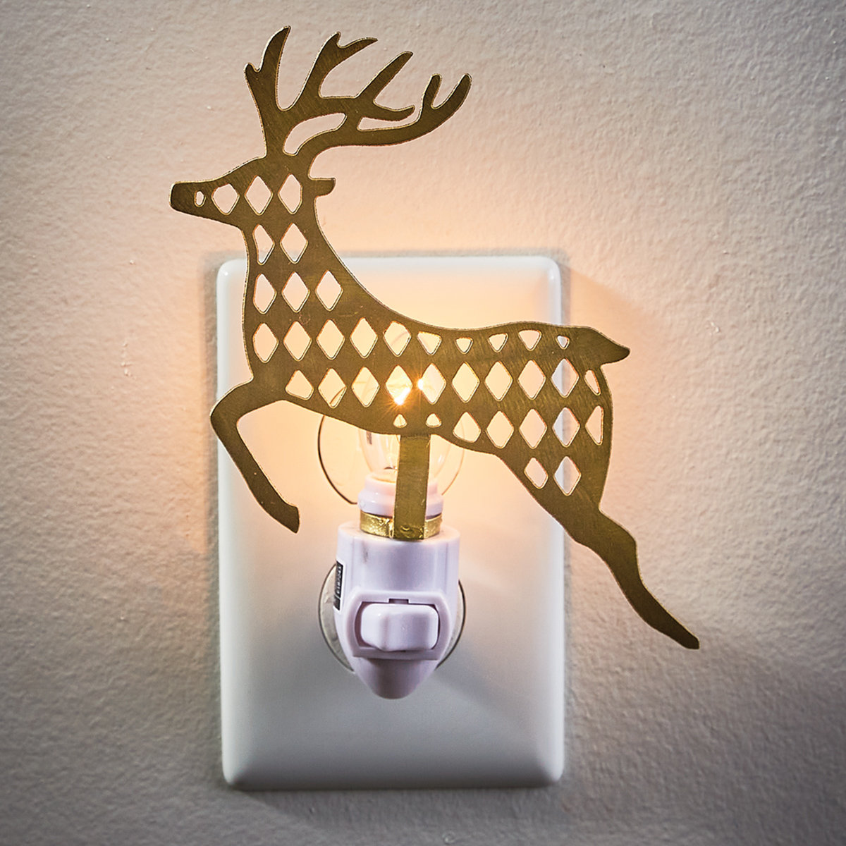 Park Designs Deer Night Light | Wayfair