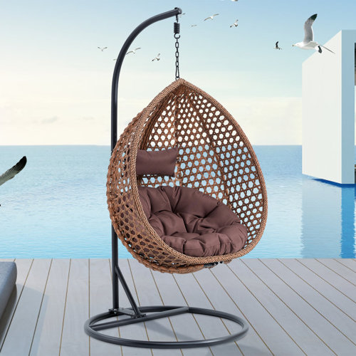 Single Person Porch Swings You'll Love | Wayfair