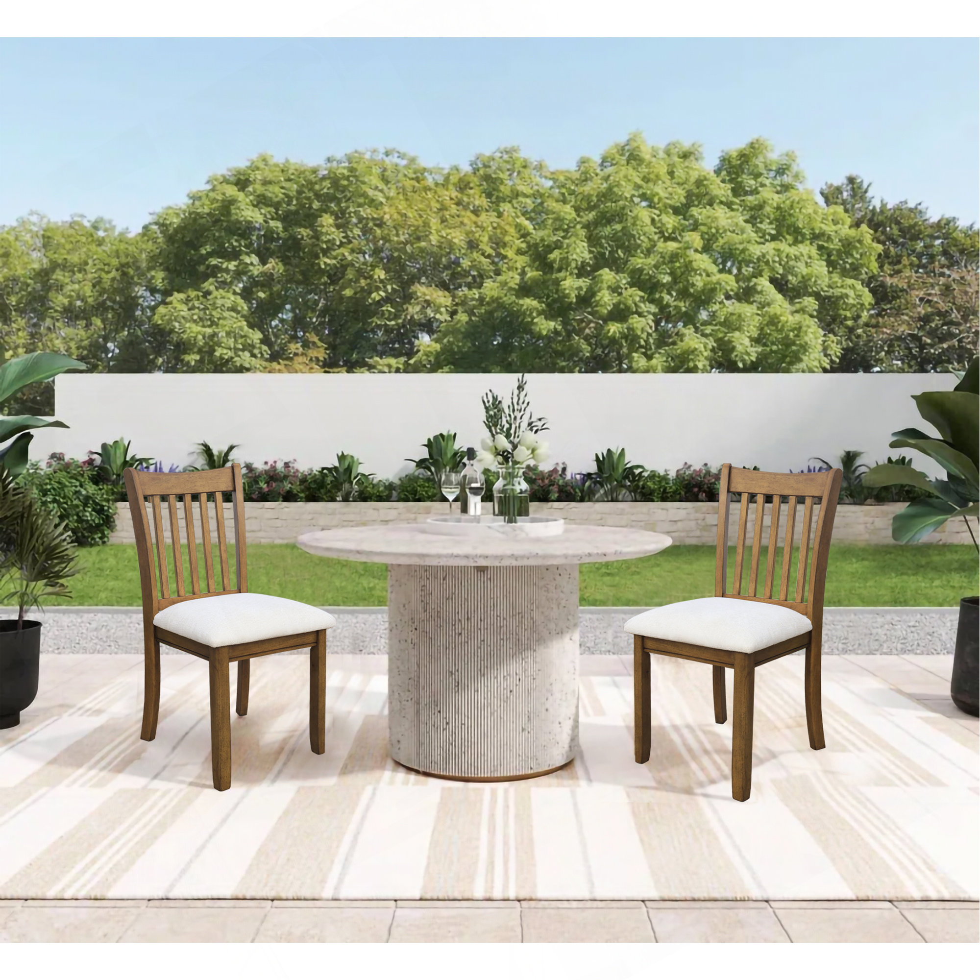 Ophelia & Co. Dining Room Furniture, Dining Chair With LIGHT BROWN ...