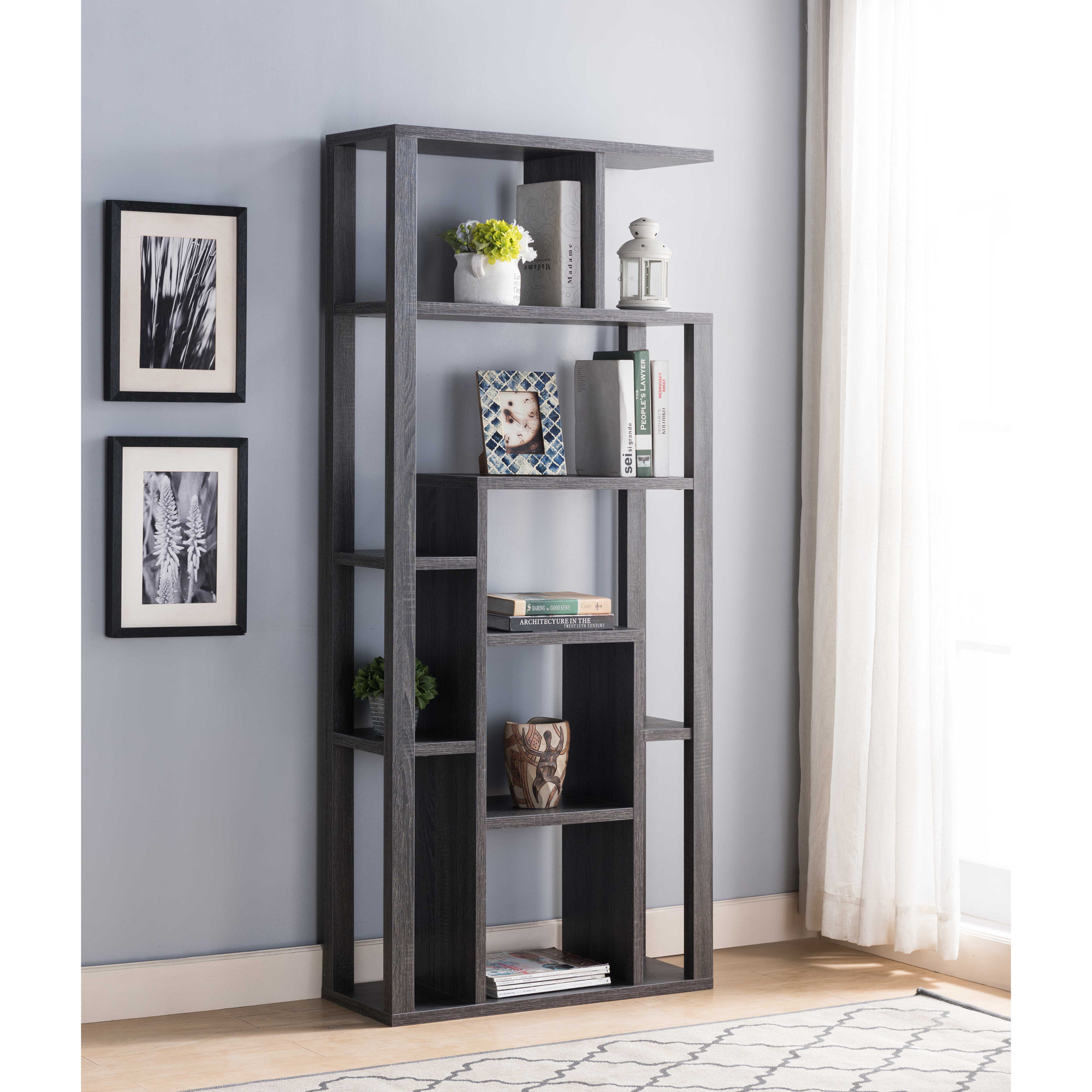 Ivy Bronx Multi-Level Shelve Showcase Cabinet | Wayfair