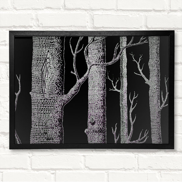 Rosalind Wheeler Tree Bark - Single Picture Frame Print | Wayfair.co.uk