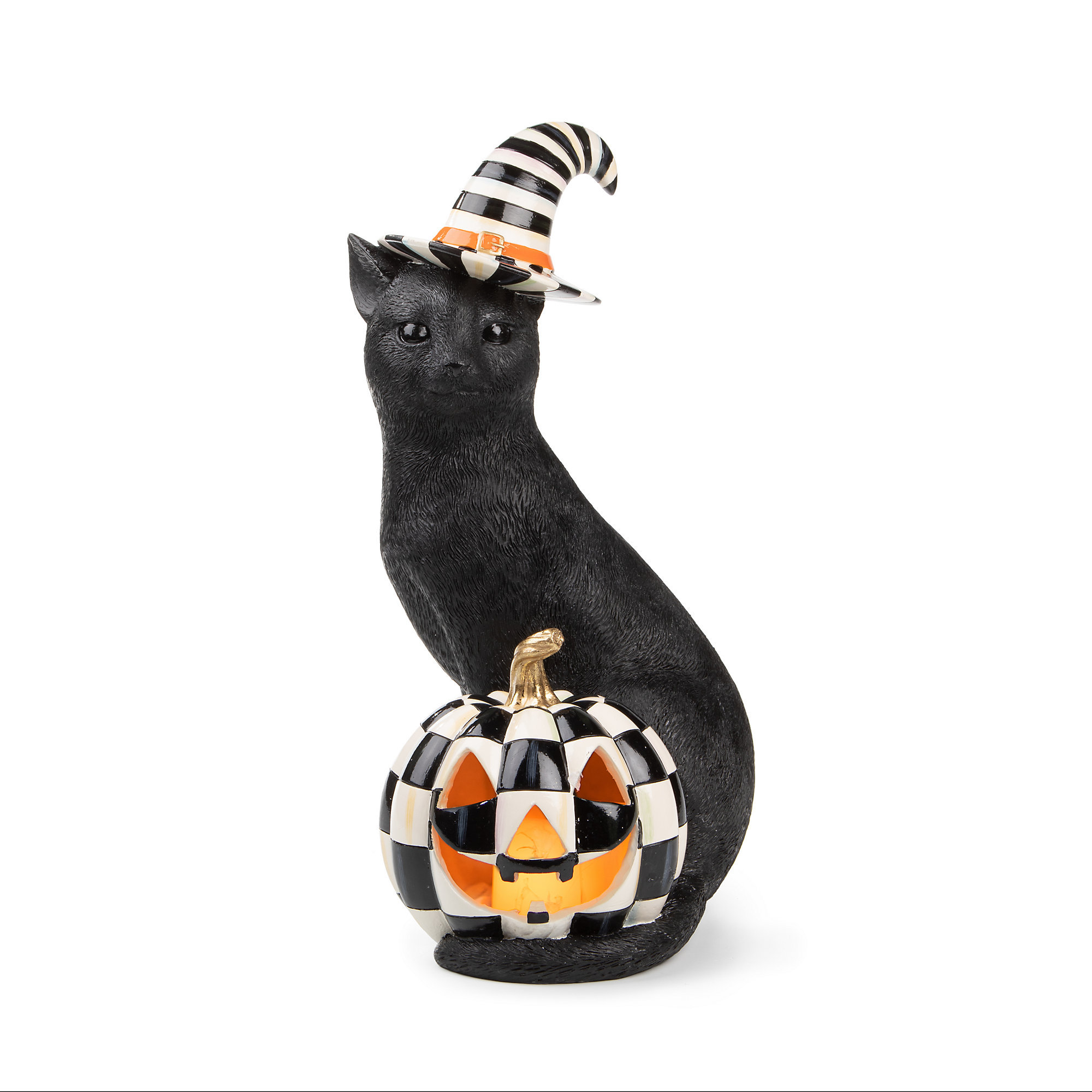 MacKenzie-Childs Illuminated Happy Jack Cat | Wayfair