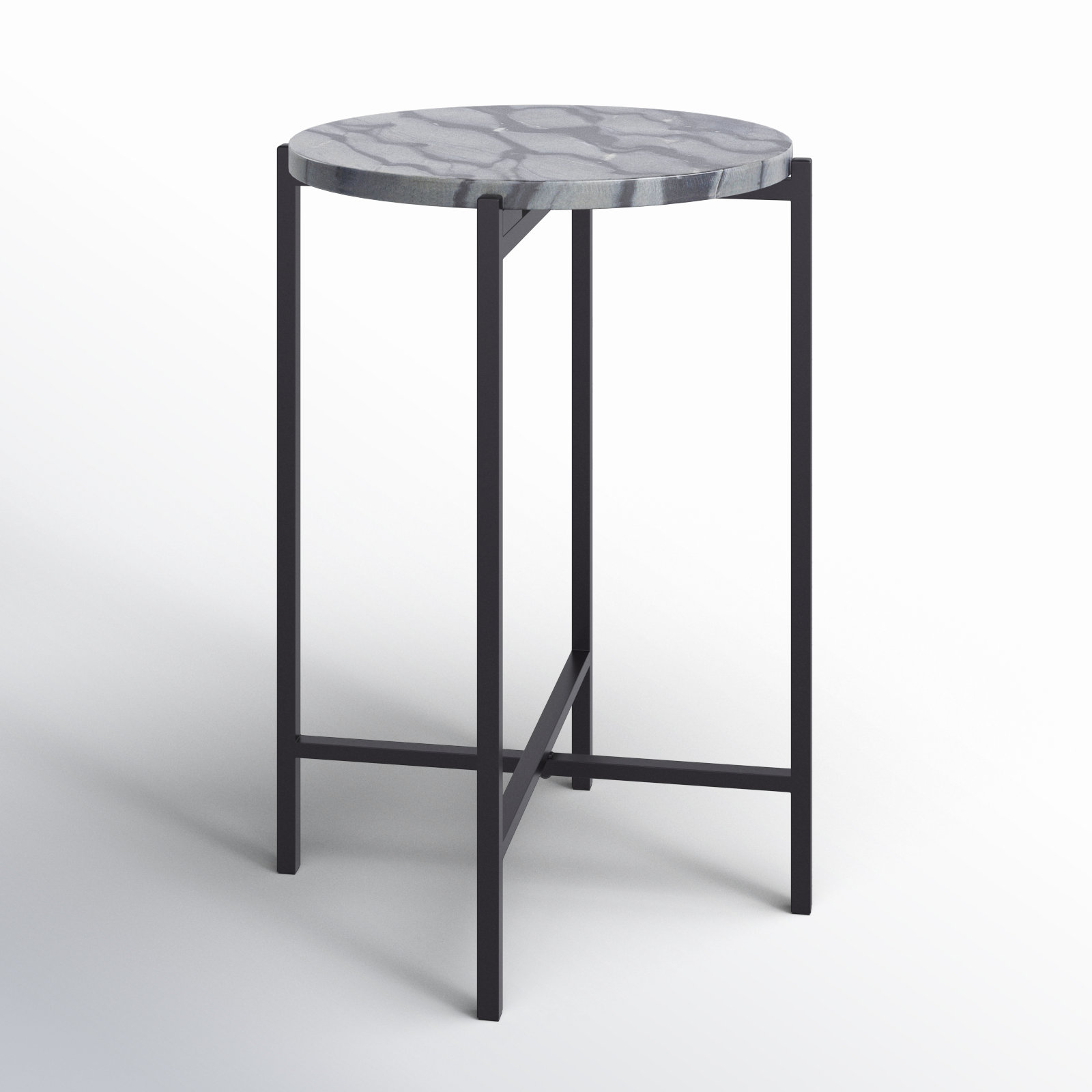 AllModern Calia Genuine Marble End Table & Reviews | Wayfair