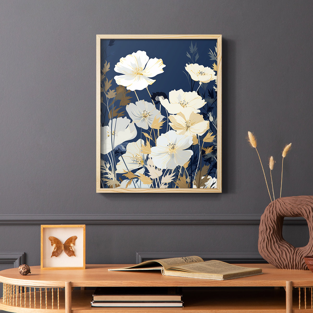 Lark Manor™ FLORAL Series CCCLXXIV -Premium Framed Print -Ready to Hang ...