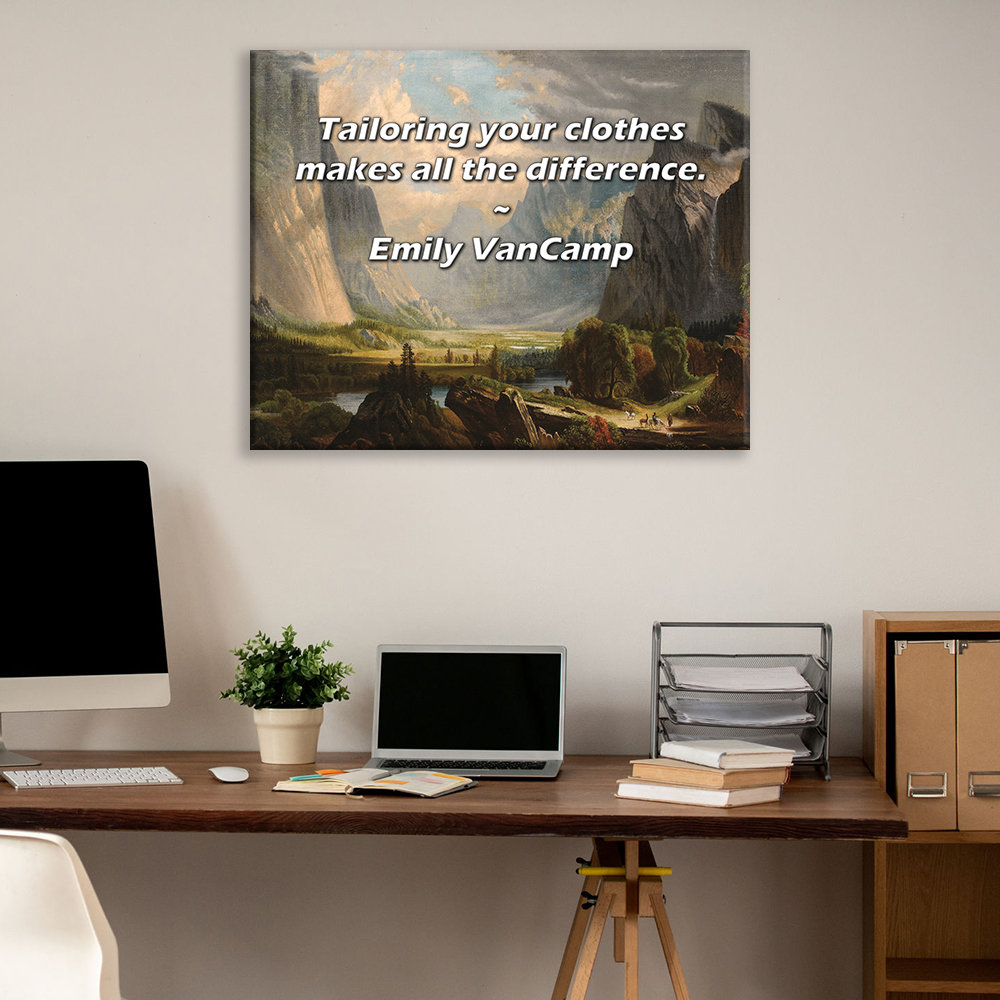 Astoria Grand Gallery Wrapped Canvas By Emily VanCamp: "Tailoring your ...