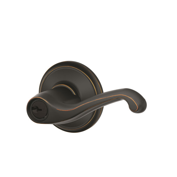Schlage Flair Lever Single Cylinder Keyed Entry Storeroom Lock ...