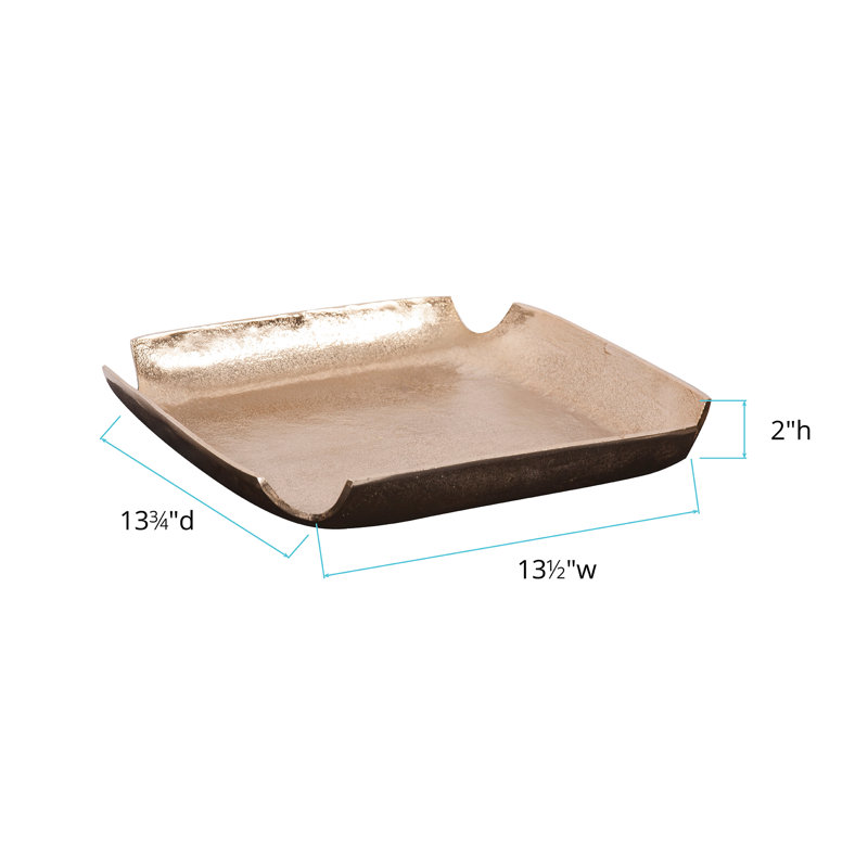 Joss & Main Demi Metal Tray & Reviews | Wayfair