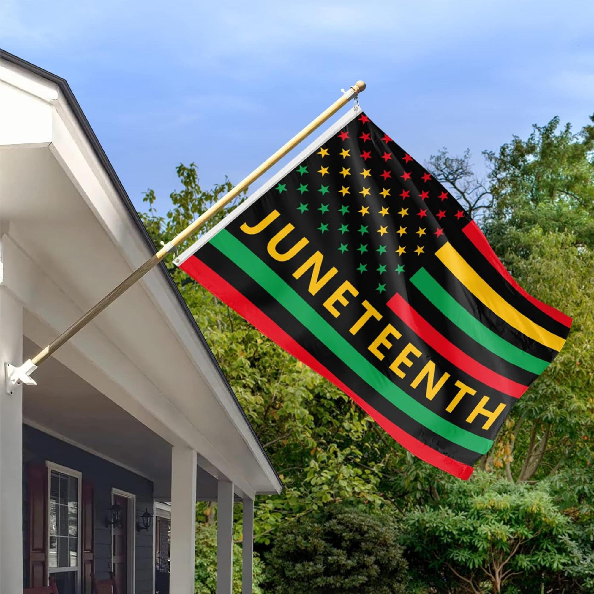 Arlmont & Co. Juneteenth Decorations Flags Outdoor Double Printed ...