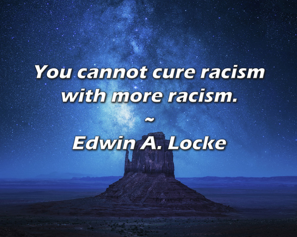 Astoria Grand Artsy Quote "You cannot cure racism with more racism." By ...