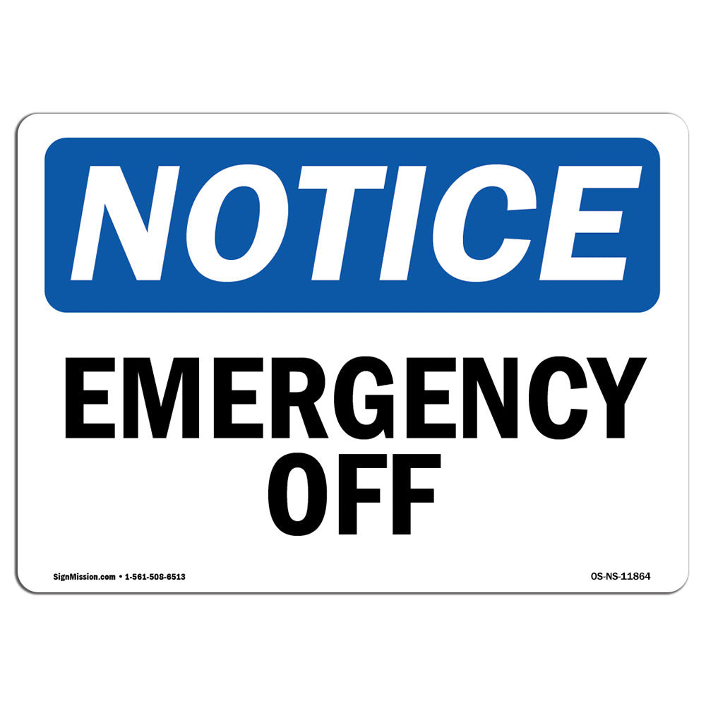 SignMission Emergency Off Sign - Wayfair Canada
