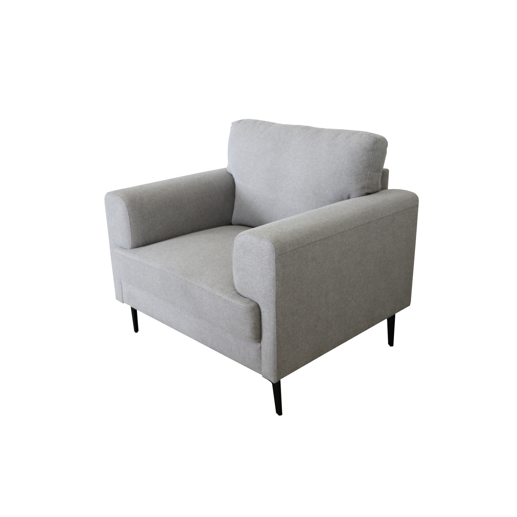 Corrigan Studio® Gray Chair With Pocket Coil Seating, Seat Depth 22 ...