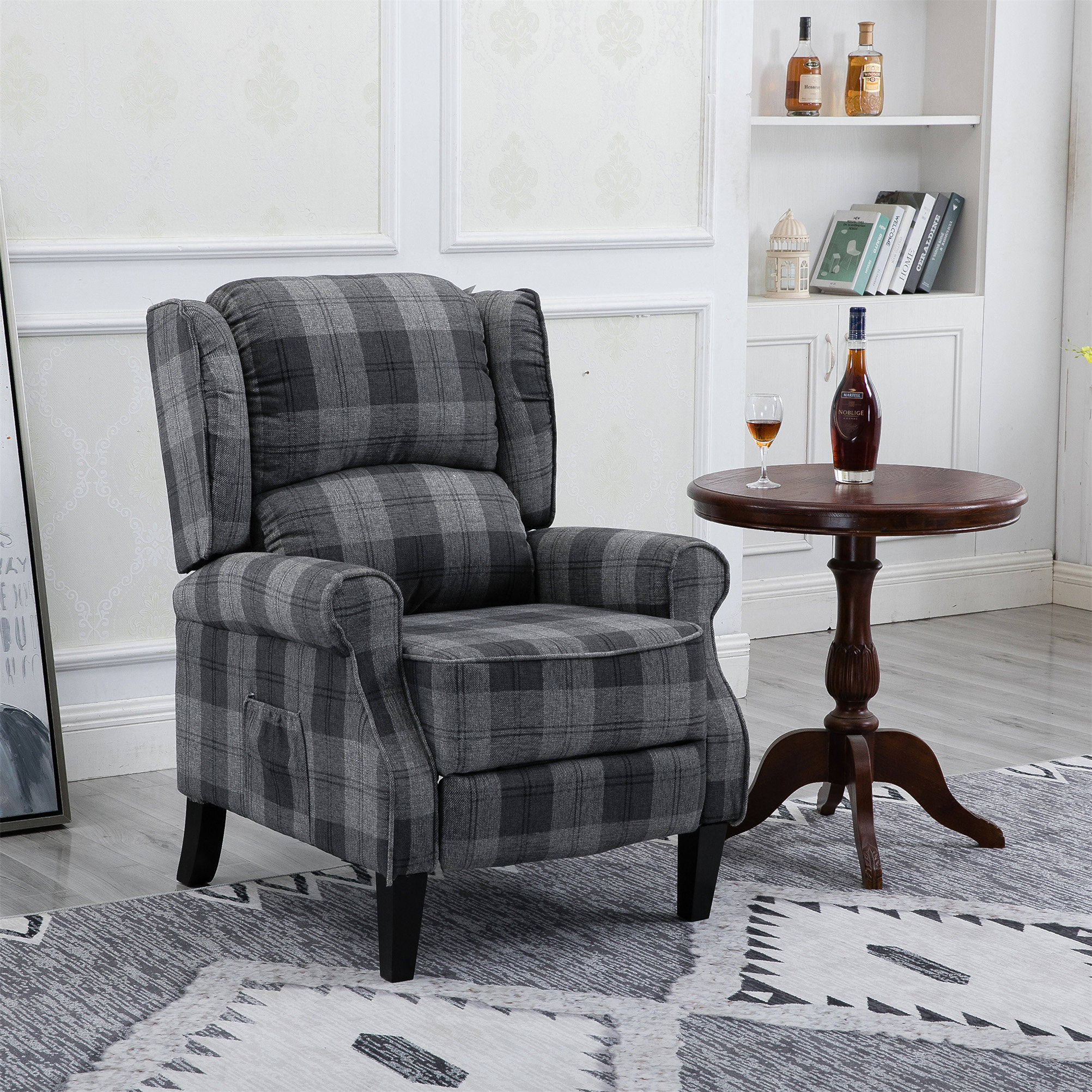 August Grove Vintage Armchair Sofa Comfortable Upholstered Leisure ...