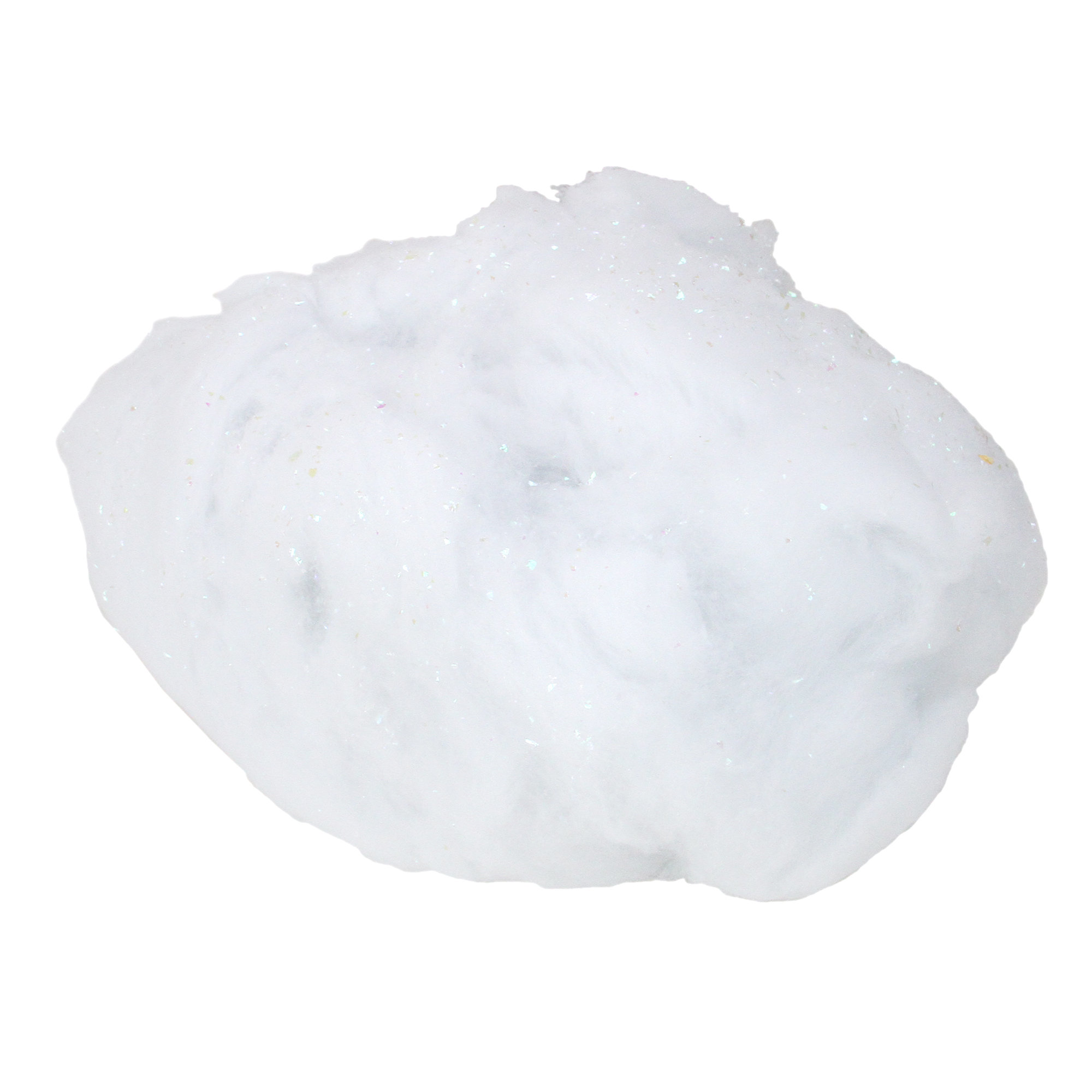 Northlight Seasonal White Iridescent Soft Fluff Craft Pull Snow ...