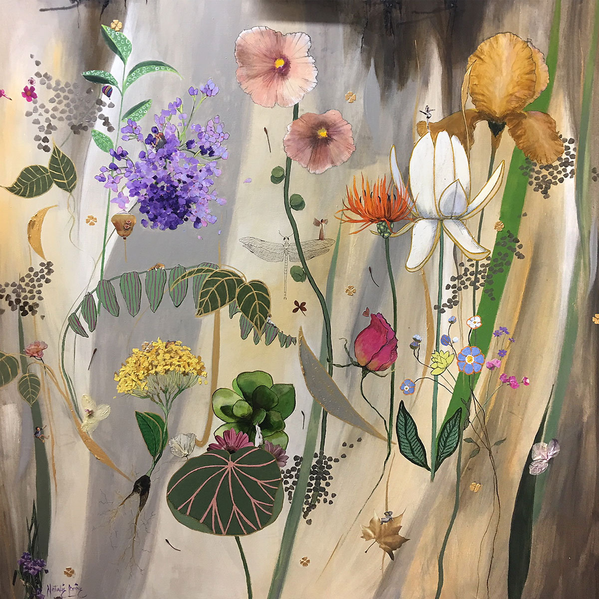 Platinum Art Group Natalie Levine Mix And Mingle On Canvas by Natalie ...