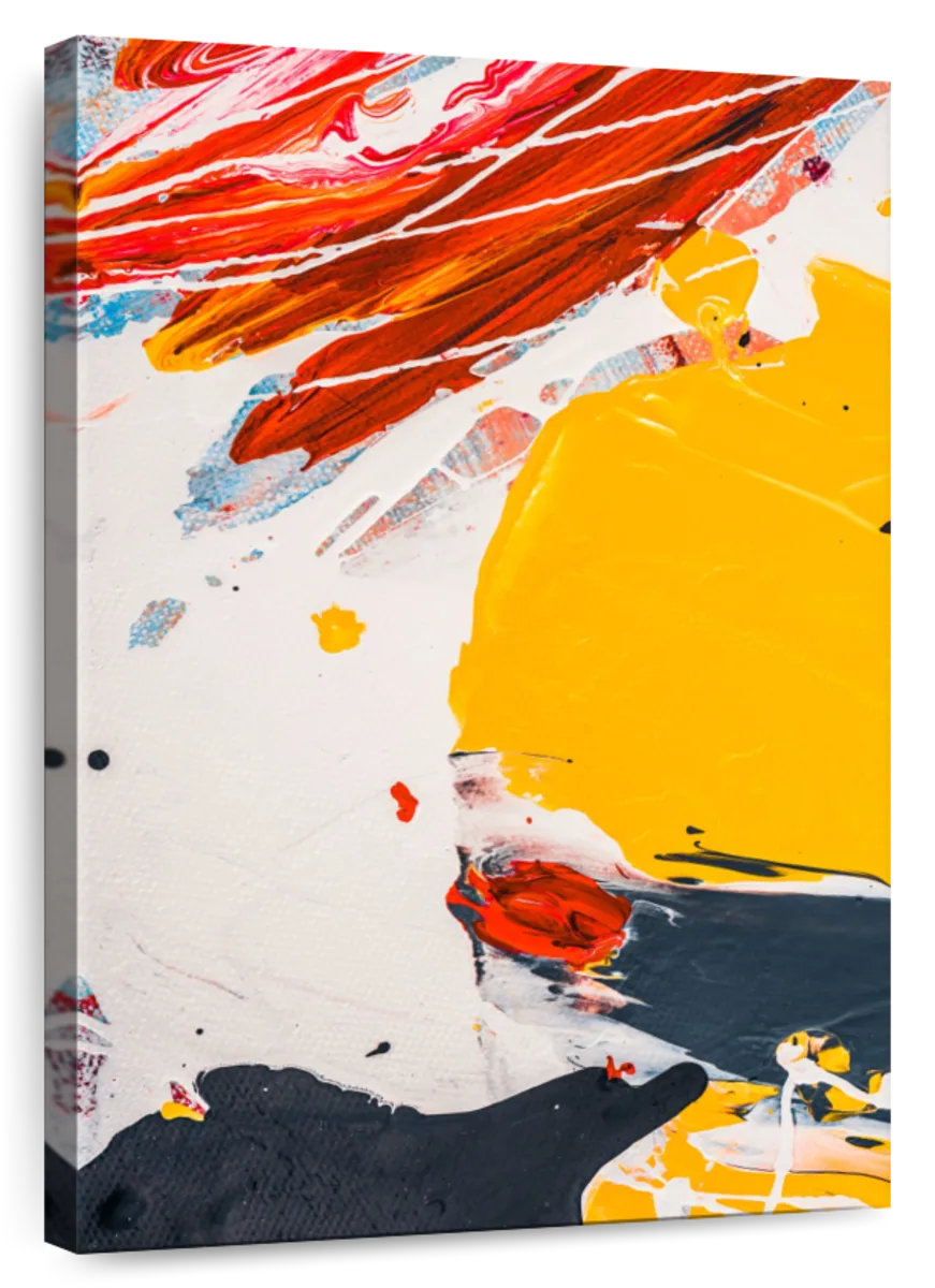 Wade Logan® Avery Abstract Splatter Expression | Wayfair