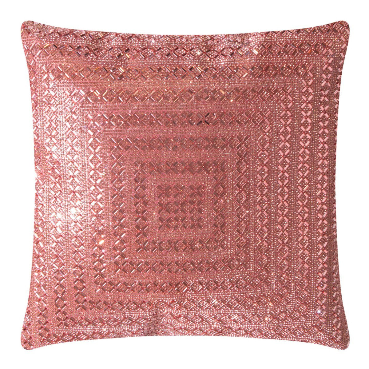 Sparkles Home Madison Avenue Throw Pillow | Rhinestone X-Pattern ...